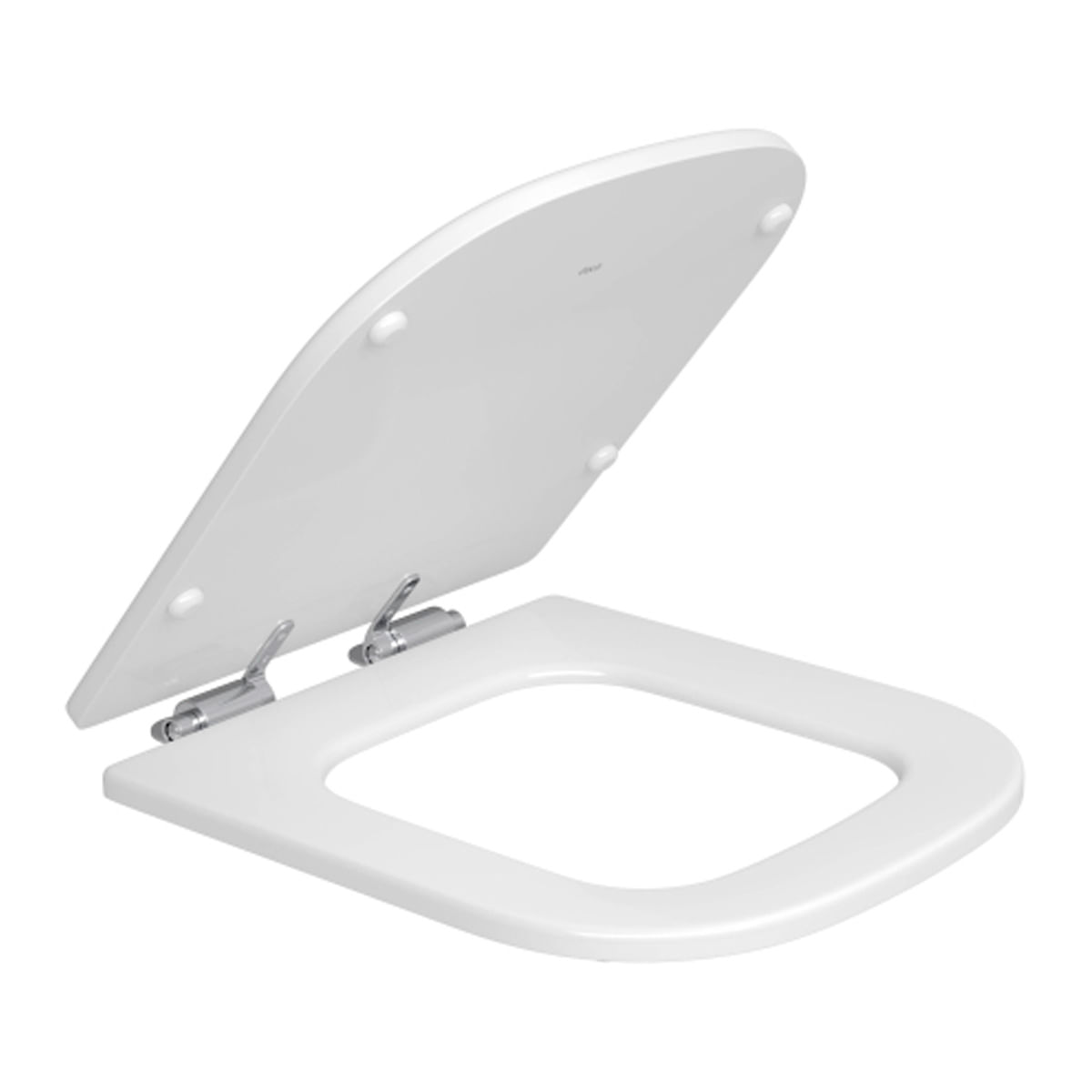 Assento Deca em Poliéster Slow Close com Microban para Bacias Quadra Polo Unic Branco - Dexco